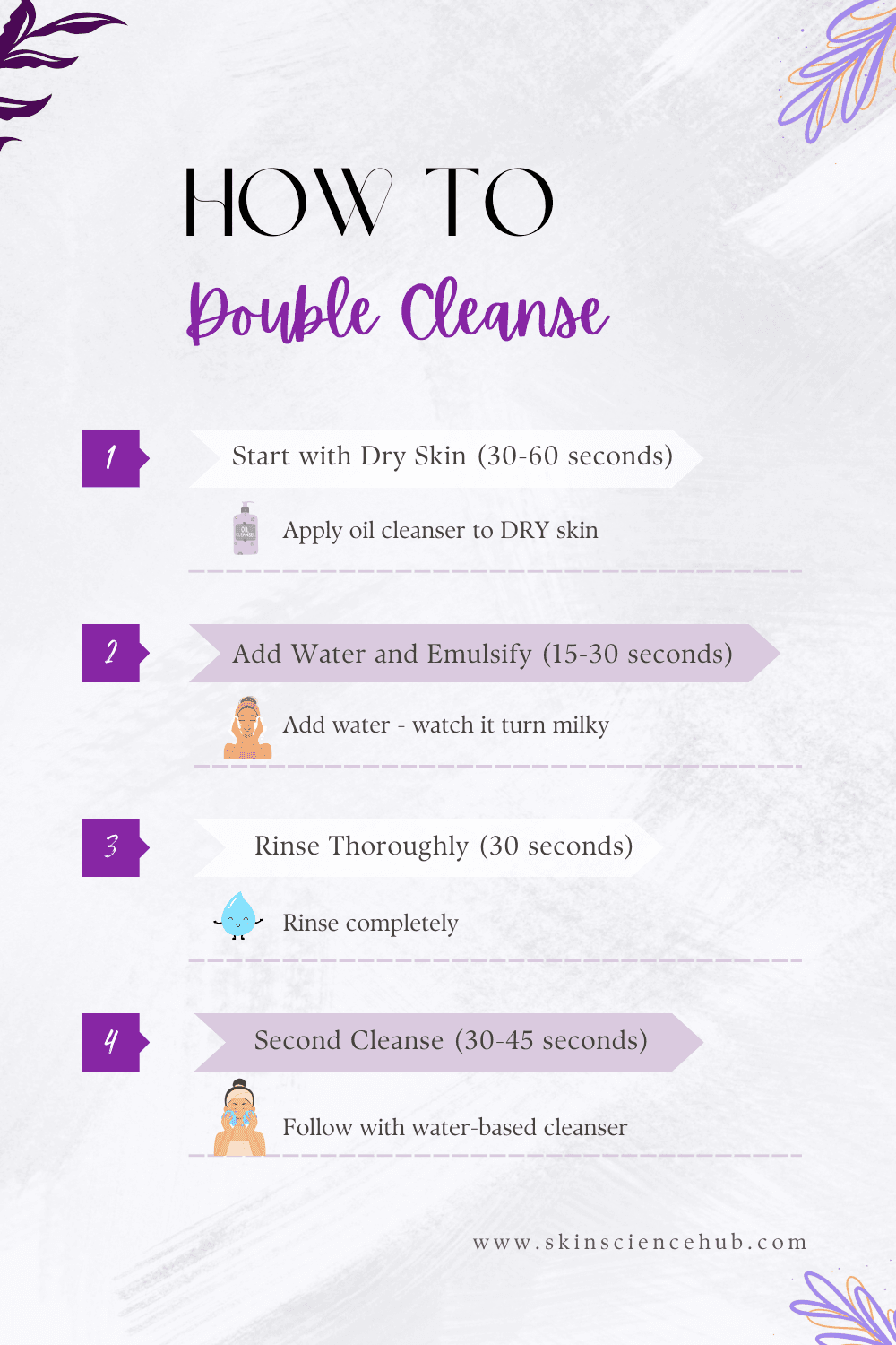 How to Double Cleanse Face the Right Way